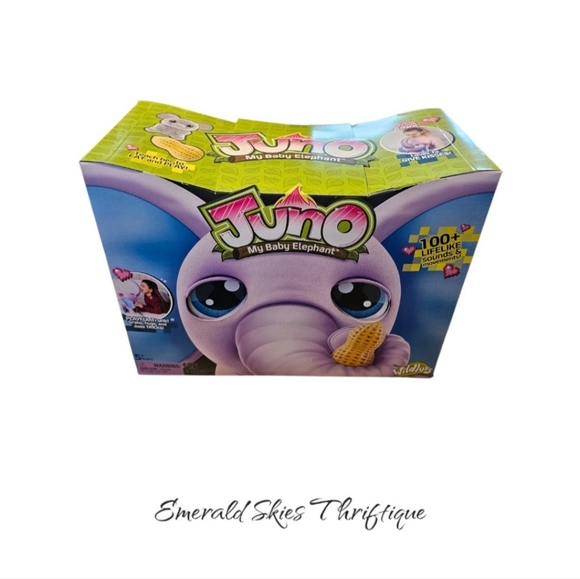 Juno | Toys | Juno My Baby Elephant With Interactive Moving Trunk And ...